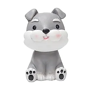 Sempoda Cute Animal Glasses Holder, Resin Funny Decorative Eyeglass Holder, Creative Dog Corgi Bulldog Pug Schnauzer Glasses Holder Stand for Home Office Desktop Decoration