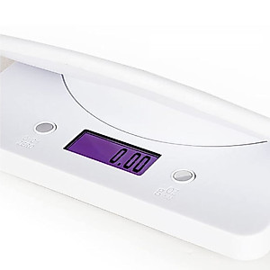 Pet Digital Scale Kitchen Weight Scale, Puppies and Kitten Scale Measures Small Animals with 22 lb/10 kg, Multi-Function Portable Electronic Scale Digital Weight