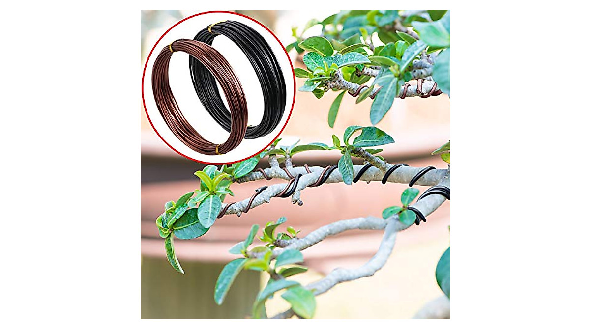 Bonsai Training Wire Set – 160 Ft Aluminum Wire & Cutter for Shaping
