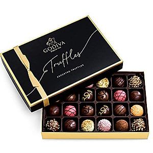 Godiva Chocolatier, Signature Truffles Assorted Chocolate Gift Box 24Ct, 1 ounces