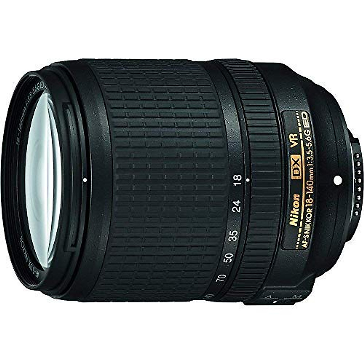 Nikon AF-S DX NIKKOR 18-140mm f/3.5-5.6G ED Vibration Reduction Zoom Lens with Auto Focus for Nikon DSLR Cameras (Renewed)
