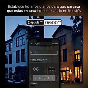 Philips Hue MAIN-54158 White & Color Ambiance LED Starter Kit-3 Multicolor A19 Bulbs, Bridge and Hue Dimmer Switch (Gen 3-Richer Colors), 1 Count (Pack of 1), Multi