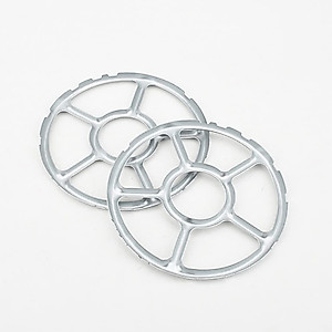 Gas Ring Trivet Galvanized Wok Ring Stove Rack: 2pcs Cooktop Range Pan Holder Stand Non Slip Gas Ring Reducer Milk Pot Support Brackets for Butter Warmer Small Saucepan Gas Stove Top Grates