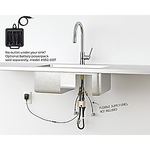 Pfister Stellen Touchless Kitchen Faucet with Pull Down Sprayer, Single Handle, High Arc, Stainless Steel Finish, LG529ESAS