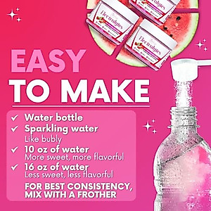 Zero Sugar - Watermelon Candy Electrolytes Powder - Refreshing Hydration - Caffeine Free Energy with All Natural Ingredients - Vegan, Keto and Paleo - Sugar Free Electrolytes Drink Mix - 30 Servings