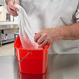 Mercer Culinary BLU Medium-Duty Compressed Foodservice Towel-50/Pack, 9-1/2 x 23-1/2, 50 Pack