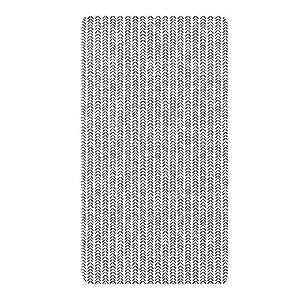 Crib Sheets for boy Girl - 100% Cotton Fitted Crib Sheet Set - Perfect for Baby Boys and Girls - Fits Standard Toddler Mattress (Black White Mudcloth)