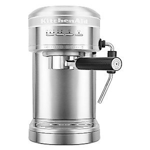 KitchenAid Metal Semi-Automatic Espresso Machine - KES6503, Brushed Stainless Steel, 1.4 Liters