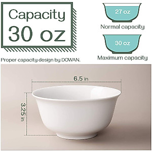 DOWAN Cereal Bowls Including 20 Ounces and 30 Ounces