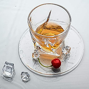 MEYA Set of 20pcs Clear Acrylic Discs, Plexiglass Laser Cut Round Circle 1/8" (2.25")