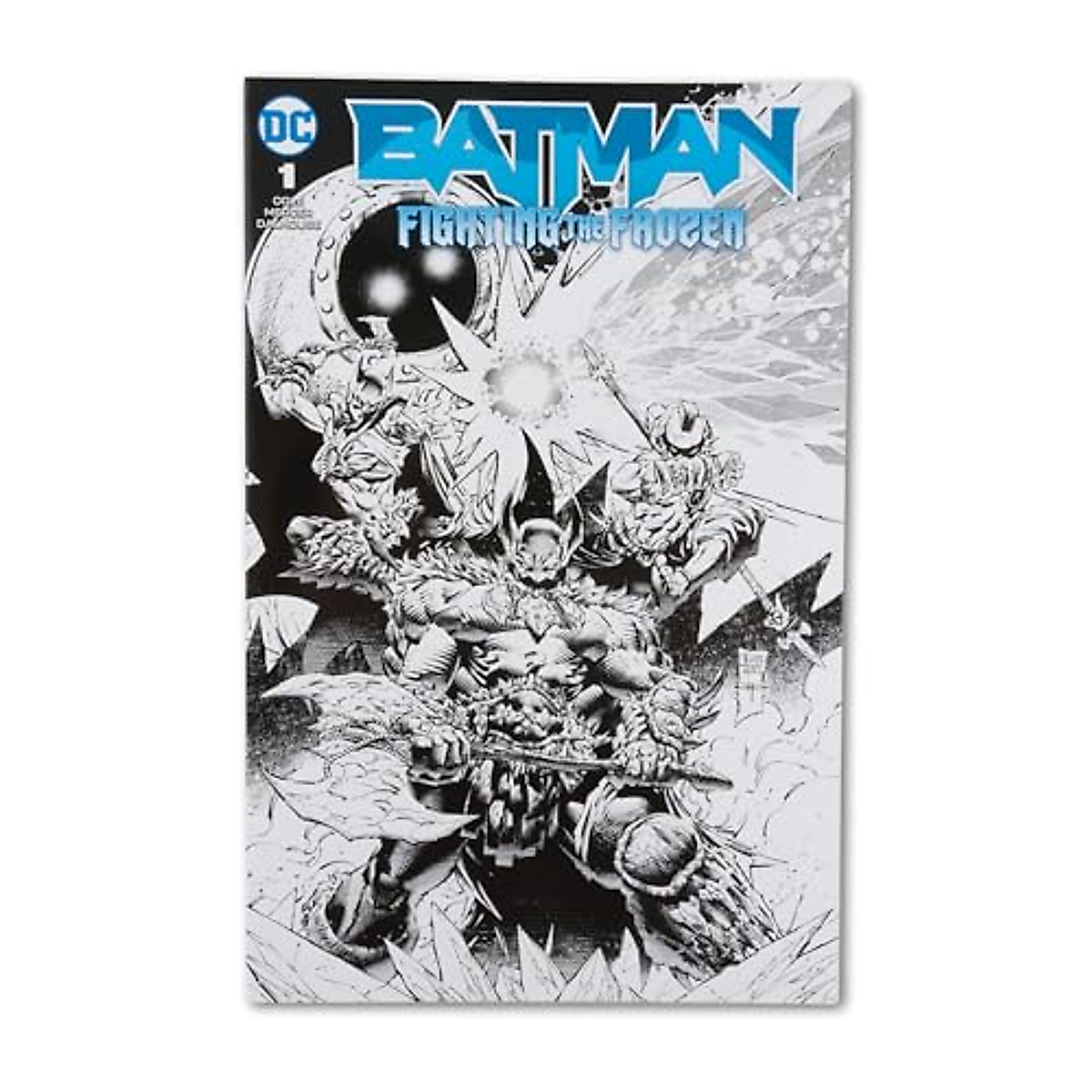 McFarlane Toys - DC Direct Page Punchers Mr.Freeze (Line Art) 7in Action Figure with Batman Comic