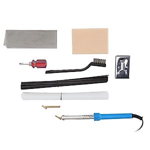 Biitfuu Plastic Welding Kit for Surface Repair Stainless Steel for Canoes with Plastic Welder and Rods Set (US Plug 110V 60HZ)