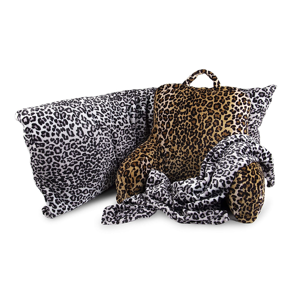Tadpoles Super Soft Throw Blanket - Snow Leopard Print | 50" x 70" | Made of 100% Ultra-Soft Microdenier Polyester | Ideal as a Throw on a Bed, Sofa or Chair & Blanket for Picnic or Camping