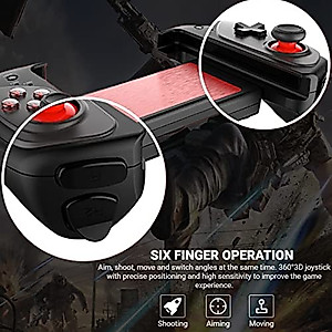 arVin Gaming Controller for iPad/iPad Mini/iPad Air, iPhone 14/13/12/11, iOS, Tablet Android Gamepad for Samsung Galaxy Tab, Huawei MatePad, Yoga Tab[Within 5-11 inch] PC Game Joystick for COD, Steam