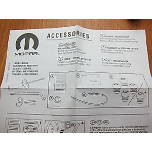 Jeep Wrangler JL Wheel Lock Locking Lug Nut Kit Mopar OEM