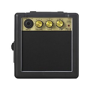 Happyyami Mini Guitar Amplifier Portable Compact Guitar Speaker Mini Loudspeaker for Acoustic and Electric Guitar