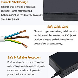 IEIK 12V 8A 96W Power Supply Adapter AC to DC Converter Charger AC 110V ~ 240V to DC 12V 8Amp Transformer for Water Pump, CCTV, Computer Project