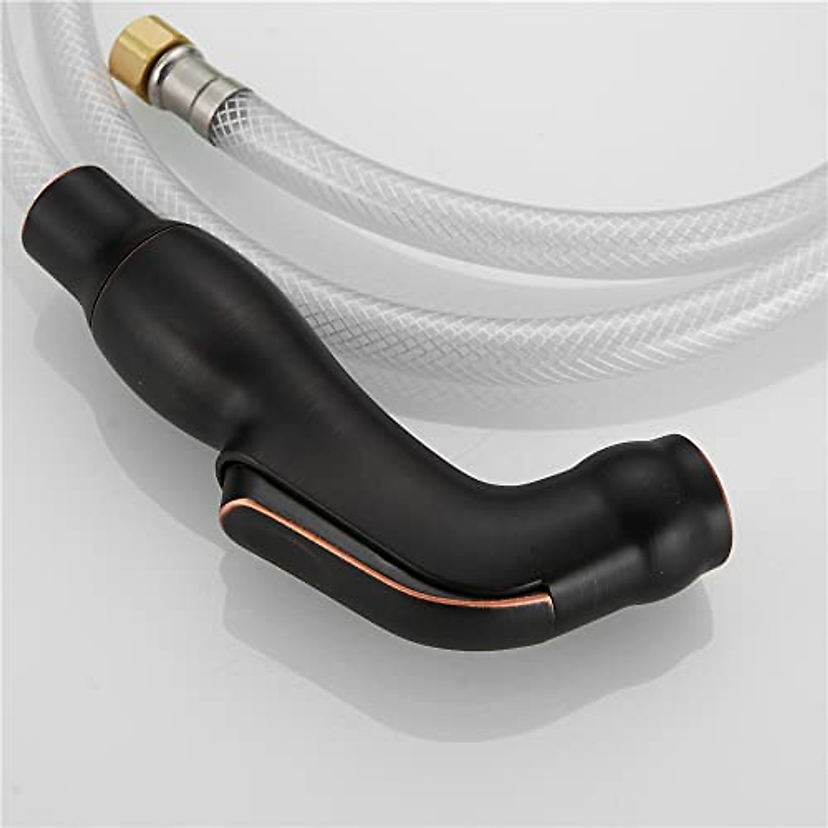 Weirun Kitchen Sink Side Sprayer Nozzle Tap Spray Head with Hose and Holder Replacement for 1/4 inch Sink Connector Faucet,Oil Rubbed Bronze