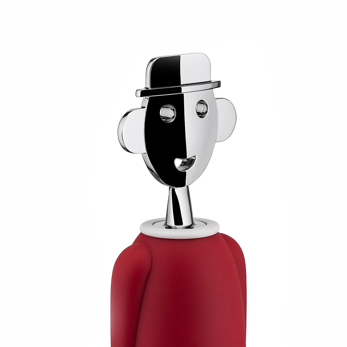 Alessi Alessandro M. Corkscrew, One size, Red/White
