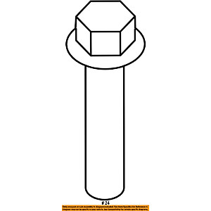 GM 11588715 BOLT - HVY HX ACORN FLG HD