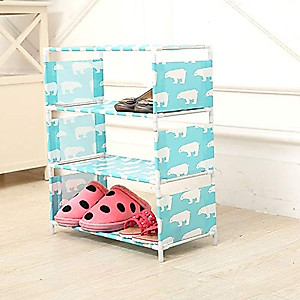 N/A Simple Shoe Rack Non-Woven Shoe Shelf Multi-Purpose Shoe Cabinet Shelves Storage Stand