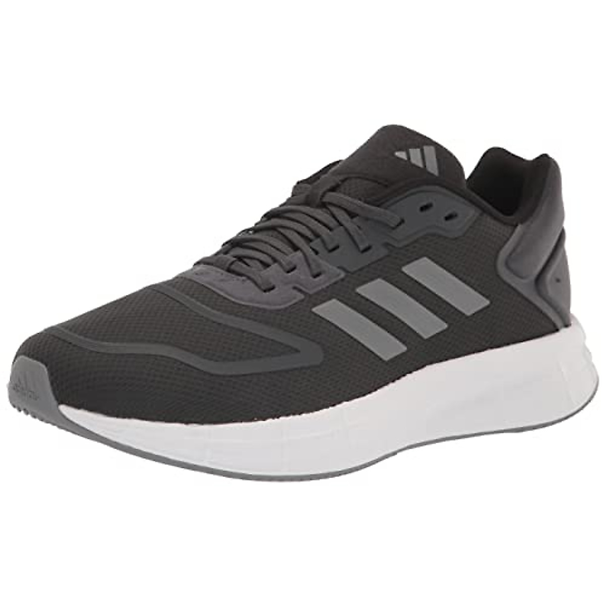 adidas Men's Duramo 10 Running Shoe, Grey/Grey/White, 11