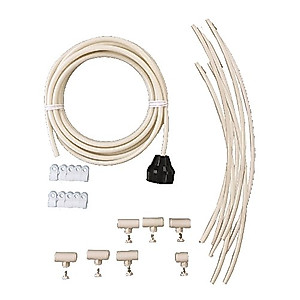 mistcooling Patio Misting Kit Assembly - Make Your own Misting System - Easy to Build and Install - 5 Minute Installation (36Ft 8 Nozzles)