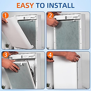 Vital 100 True HEPA Replacement Filter for LEVOIT 100 Air Purifier,High-Efficiency Activated Carbon Filter, Vital 100-RF, 2 Pack, White