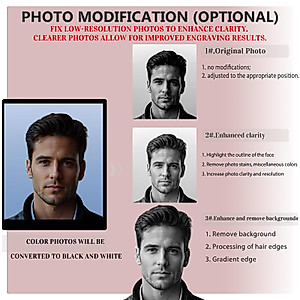 KAYUHAN Cemetery Memorial Stones Personalized Black Granite Headstone DIY Temporary or Permanent Grave Marker Outdoor Garden Memorial Plaque，headstones for Cemetery，Cemetery Decorations