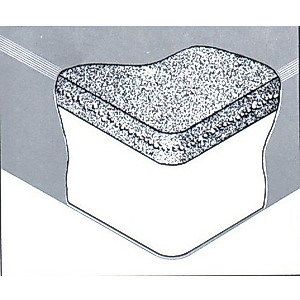 Semi Waveless Hardside (Wood Frame) Waterbed Mattress King Size