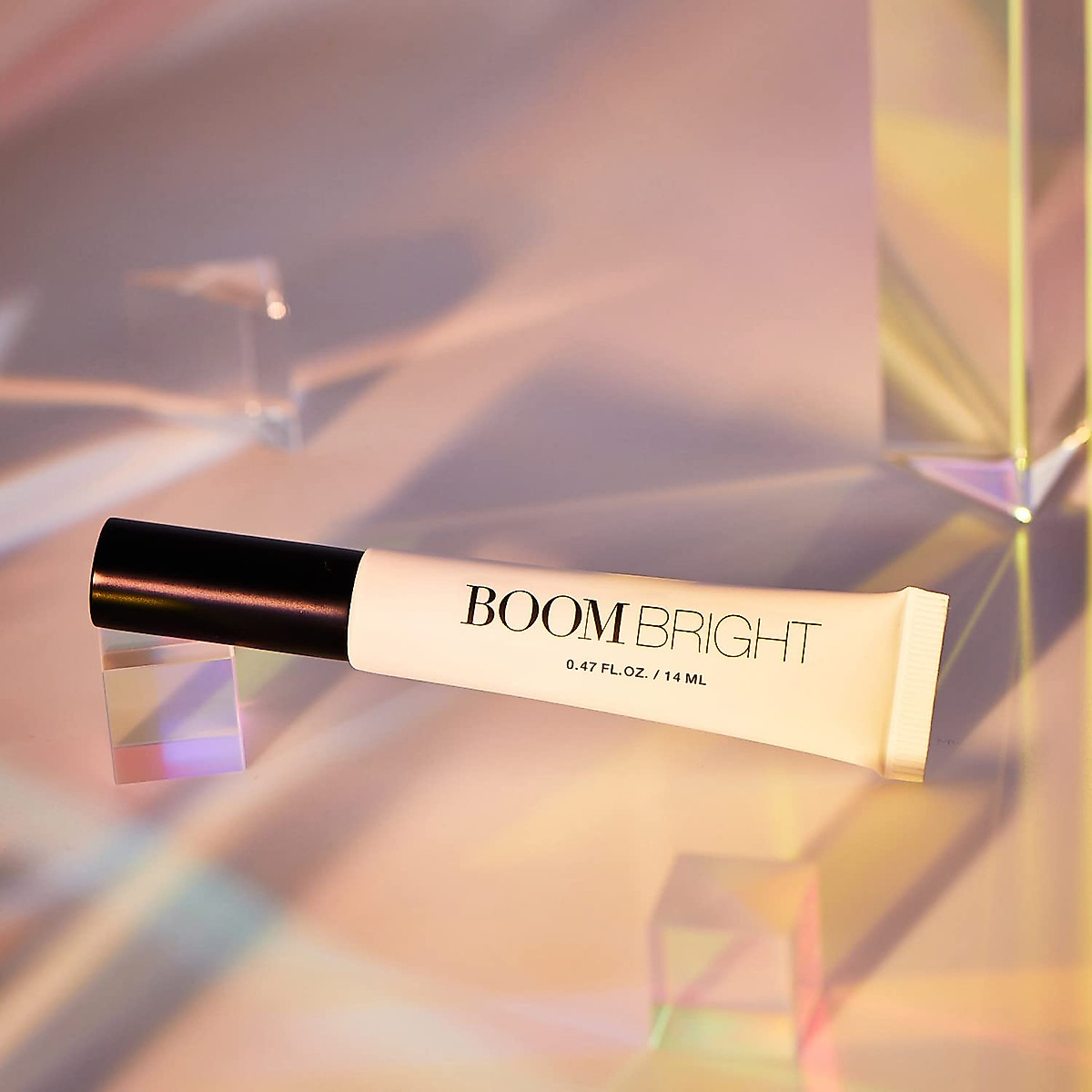 BOOM! Bright Pro Age Mascara - BOOM! by Cindy Joseph Lengthening & Strengthening Hypoallergenic Mascara for Older Mature Women w/Sensitive Eyes (Black)