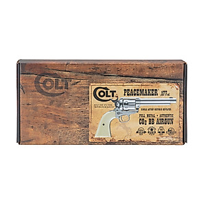 Umarex Colt Peacemaker Revolver Single Action Army Six-Shooter .177 Caliber Air Pistol, BB Gun