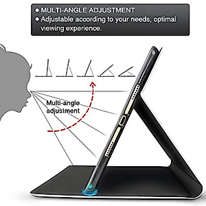 Case for Amazon Fire 7 Tablet (Only fit 12th Generation, 2022 Release) Slim PU Leather Multi-Angle Smart Folio Stand Cover with Auto Wake Sleep, Cat Paw