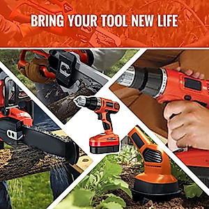 3.6Ah Ni-Mh Replacement Battery HPB18 Compatible with Black and Decker 18V HPB18 FS18FL FSB18 A1718 FEB180S A18 A18E 244760-00 A18NH FS18FL FS180BX FS18BX Firestorm Power Tools