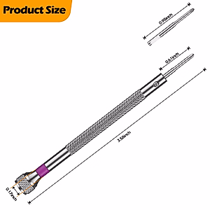 8PCS Professional Screwdriver Set, VAKOGAL Micro Precision Screwdriver Kit 0.6-1.6mm, 8 Extra Replace Blades for Watch Repair, Eyeglasses Repair, Jewelry Work, Electronics Repair