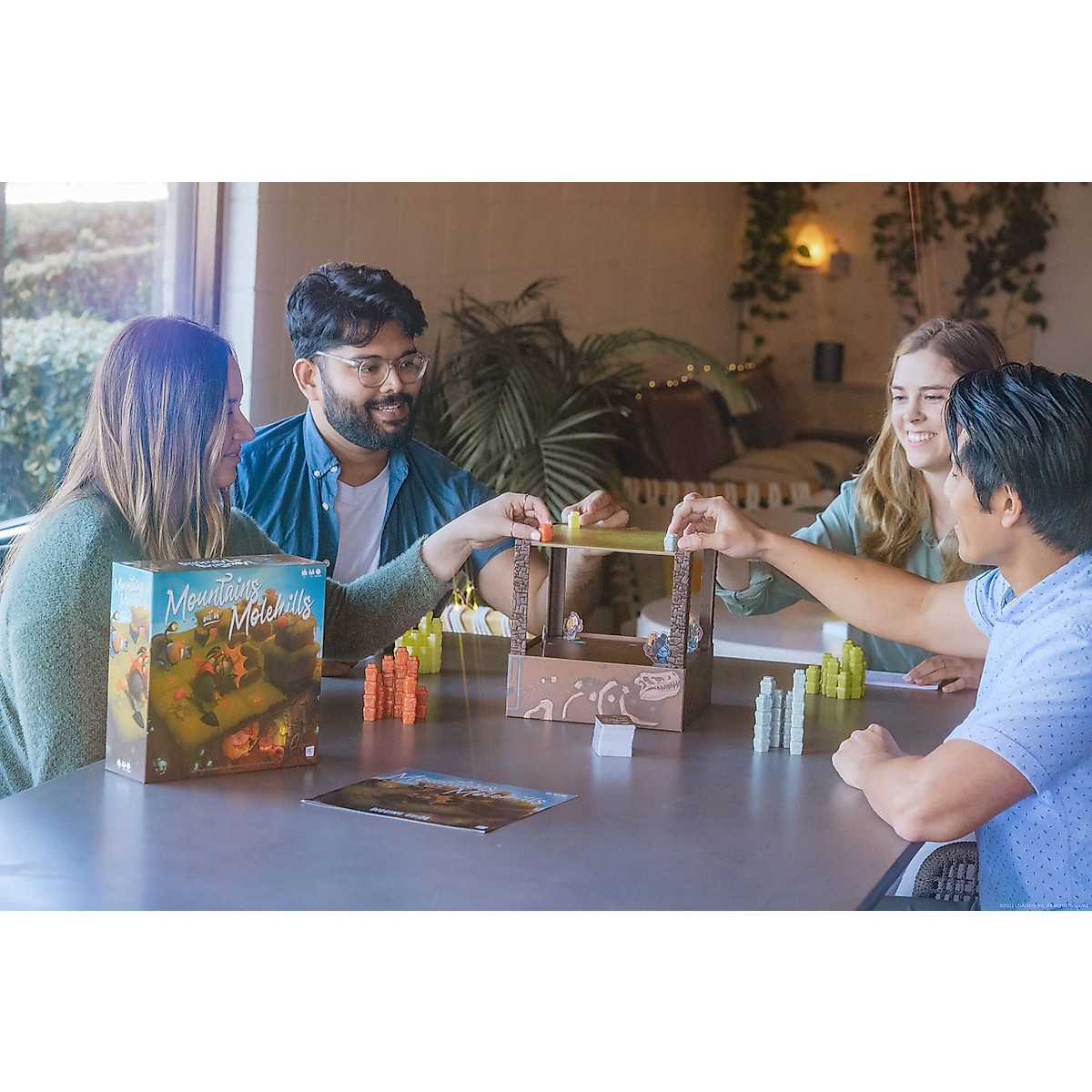 Mountains Out of Molehills | Family Board Game for 2-4 Players | Two-Level Gameboard Featuring Unique Gameplay & Custom Artwork | Great Gateway Game for Ages 9+