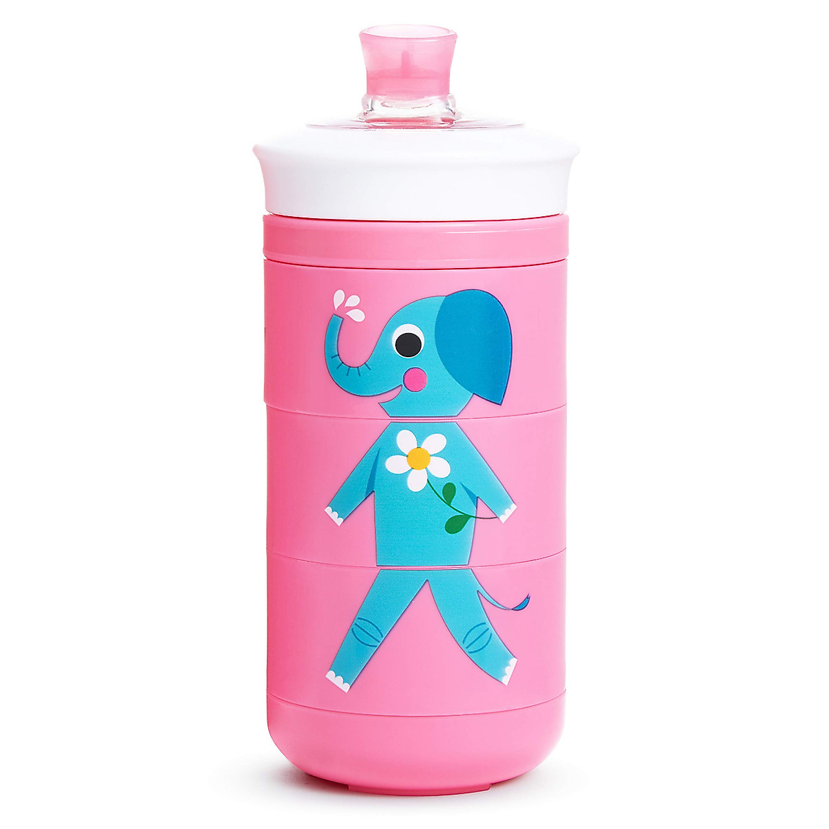 Munchkin® Twisty™ Mix & Match Animals Bite Proof Sippy Cup, 9 Ounce, Pink