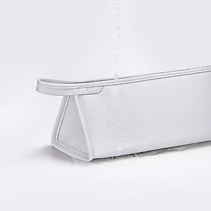 Buwico PU Leather Travel Case Portable Storage Bag for Dyson Airwrap Styler/Dyson Supersonic Hair Dryer, Waterproof Anti-scratch Dustproof Shockproof Protection Organizer Travel Gift Case (Black)