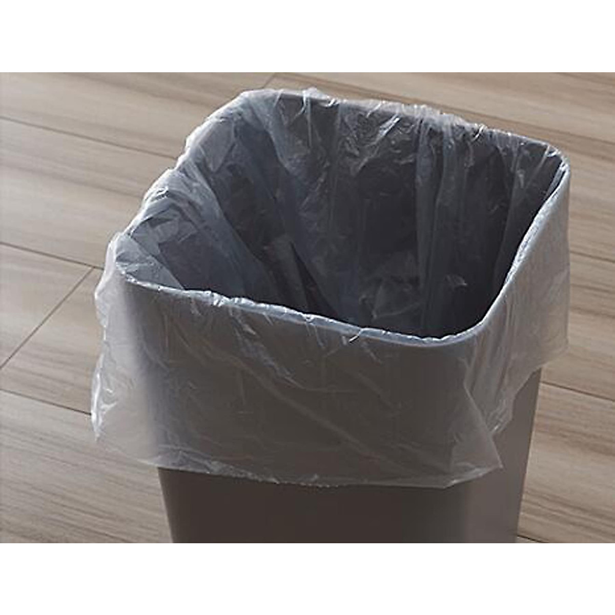 Happiness Decoration Plastic Garbage Can Square Small Wastebasket Garbage Can 3 Gallon Trash Can for Kitchen, Bathroom, Bedroom, Home Office, Outdoor, Dorm Room, Bathroom (White)