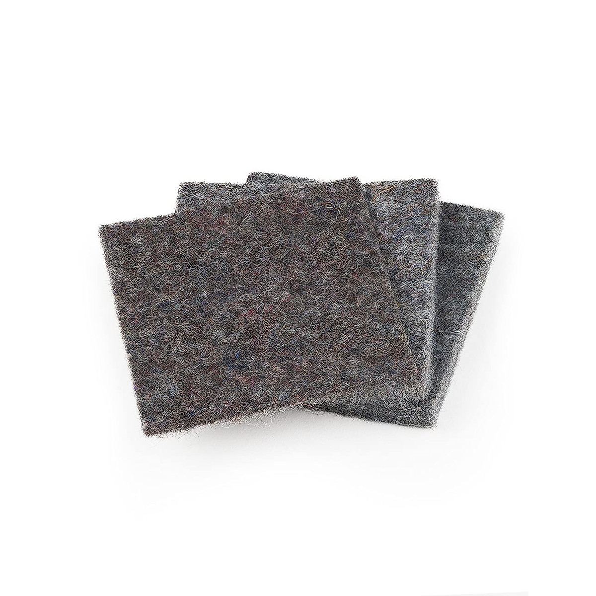 The Felt Store F-26 Industrial Felt Square Sample Bags 3 inch x 3 inch Felt Material in 1/8", 1/4", 1/2" Thickness – 3 Pcs