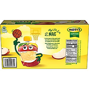 Mott's Original Applesauce, 3.2 oz clear pouches, 12 Count (Pack of 4)