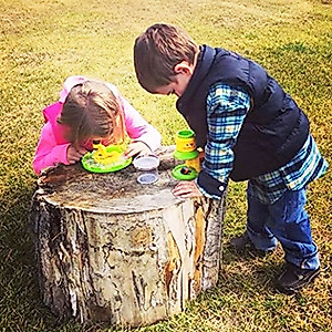 QuadPro Bug Catcher Kit for Kids - 2 Sets, Bug Catching Kit Includes Butterfly Net, Tweezers, Insect Clamp, Magnifying Glass & Learning Cards, Outdoor Toys for Children Ages 3-8 (Classic Edition)