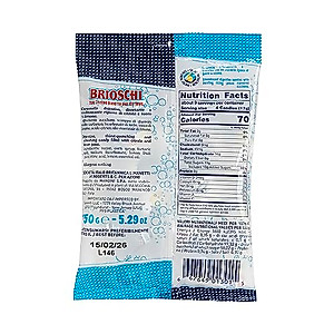 Brioschi Lemon Flavored Effervescent Fizzy Digestive Italian Candies (5.29 oz)