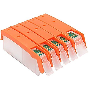 INKWAY Pgi-270 Cli-271 Pgi-270XL Cli-271XL Refillable Ink Cartridge Replace for Canon MG6820 MG6821 MG6822 MG5720 MG5721 MG5722 MG7720 TS5020 TS6020 Printer