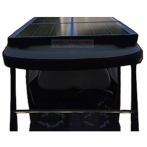 Tektrum Universal 400 watt 400w 48v Solar Panel Battery Charger Kit for Golf Cart - Charge While Driving, Save Electricity Bill, Extend Battery Life, Emergency