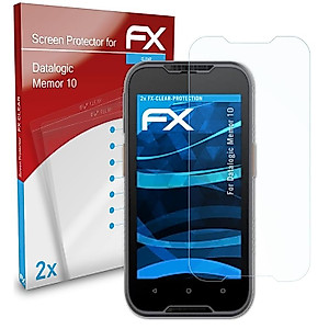 atFoliX Screen Protection Film compatible with Datalogic Memor 10 Screen Protector, ultra-clear FX Protective Film (2X)