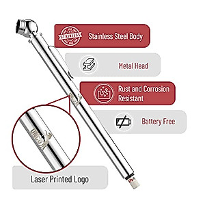 UNCO- Pencil Tire Pressure Gauge, 2 Pack, Tire Gauges for Tire Pressure, Tire Gauge, Air Pressure Gauge for Tires, Air Gauge Tire Pressure, Car Tire Pressure Gauge, Tire Air Gauge, Bike Tire Guage