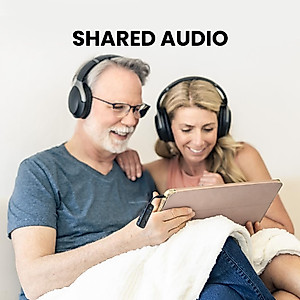 Avantree Relay - Premium Airplane Bluetooth 5.3 Adapter, Supports 2 AirPods or Headphones with aptX Adaptive, 3.5mm AUX Jack Wireless Audio Transmitter for Planes, Airline, Travel, TV