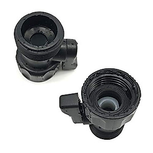 ALKARAMA 10 Pack Plastic Garden Hose Shut Off Valve Water Shutoff Valve Shut-Off Ball Valve Standard 3/4'' Thread Connector Coupling