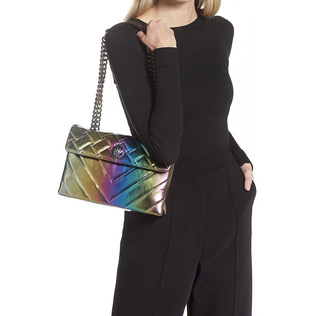 Kurt Geiger London Leather Kensington Bag Multi One Size